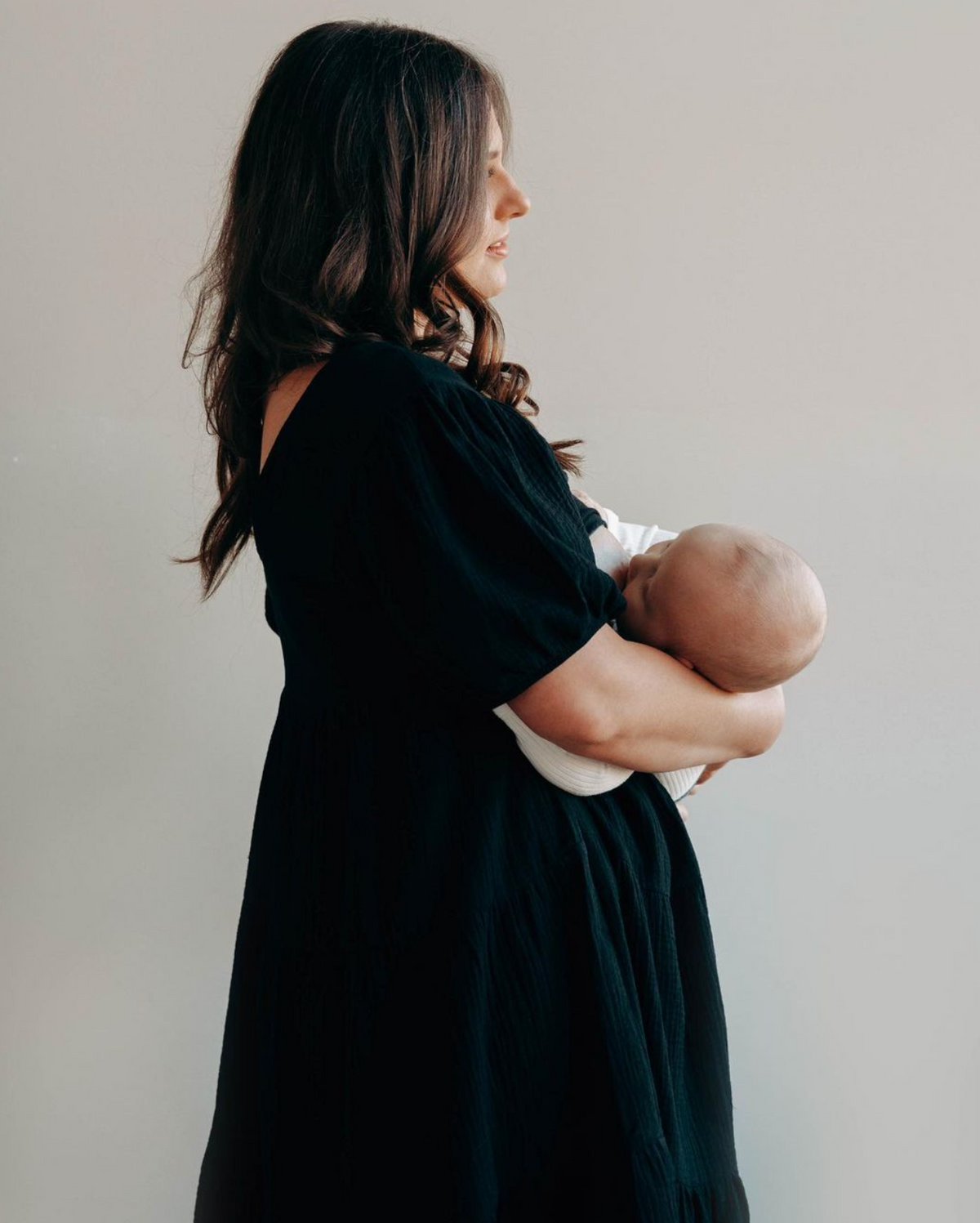 Tiered Breastfeeding Dress by MLM Brand | Postpartum Essentials